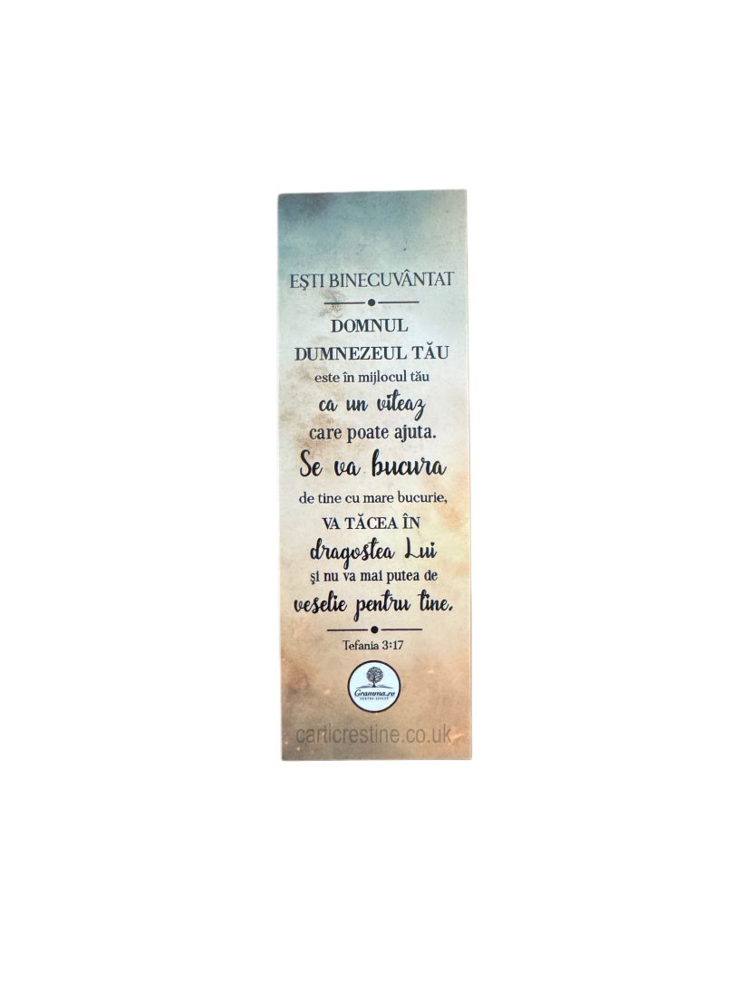Semn de carte – Ești binecuvântat – Carti Crestine
